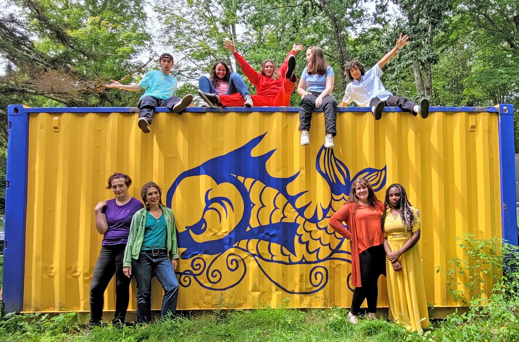 The ffrench family's Dolphin Studio Hand-Pulled Screenprints on paper